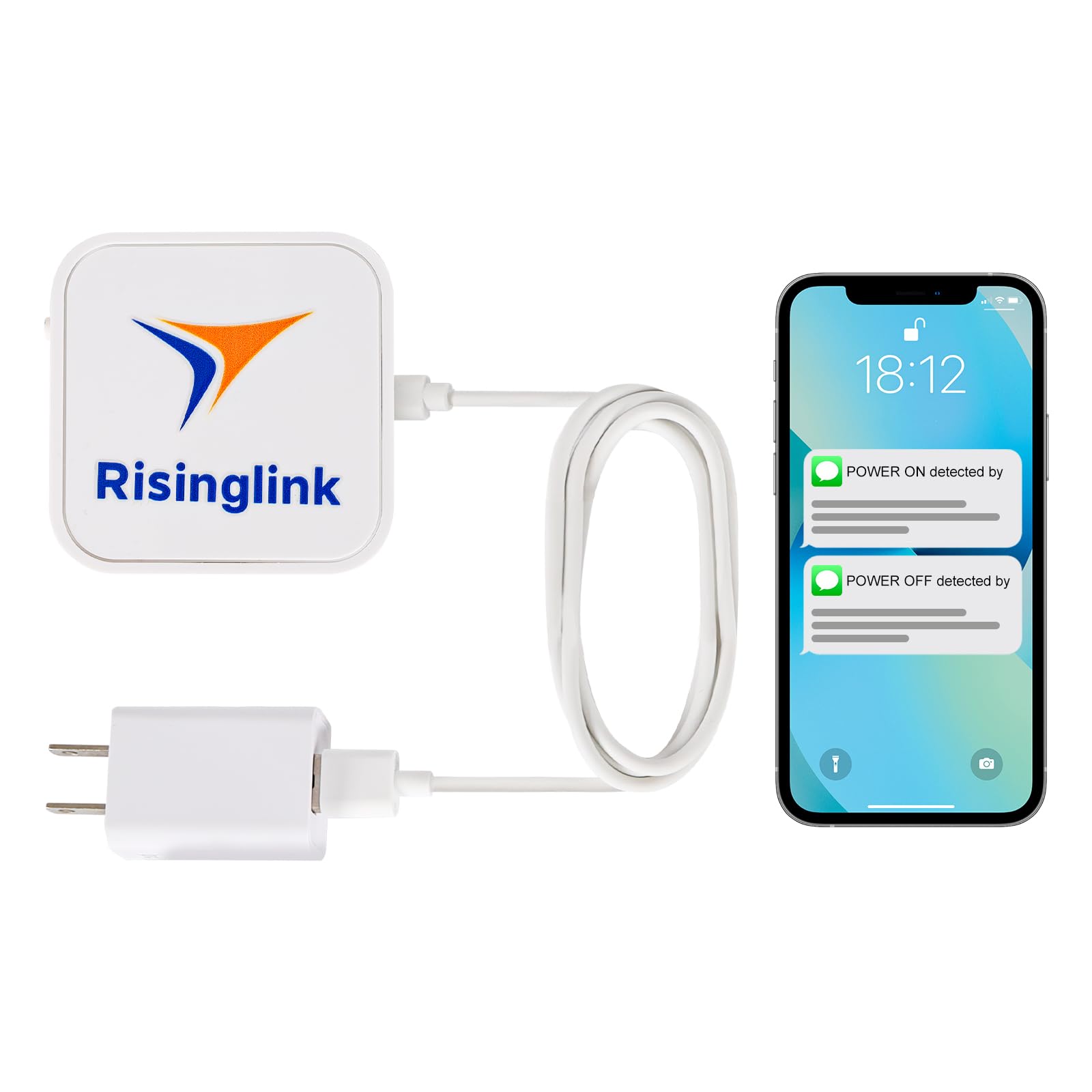 Risinglink Power Failure Alarm, Power Failure Detector, with Email, Te ...